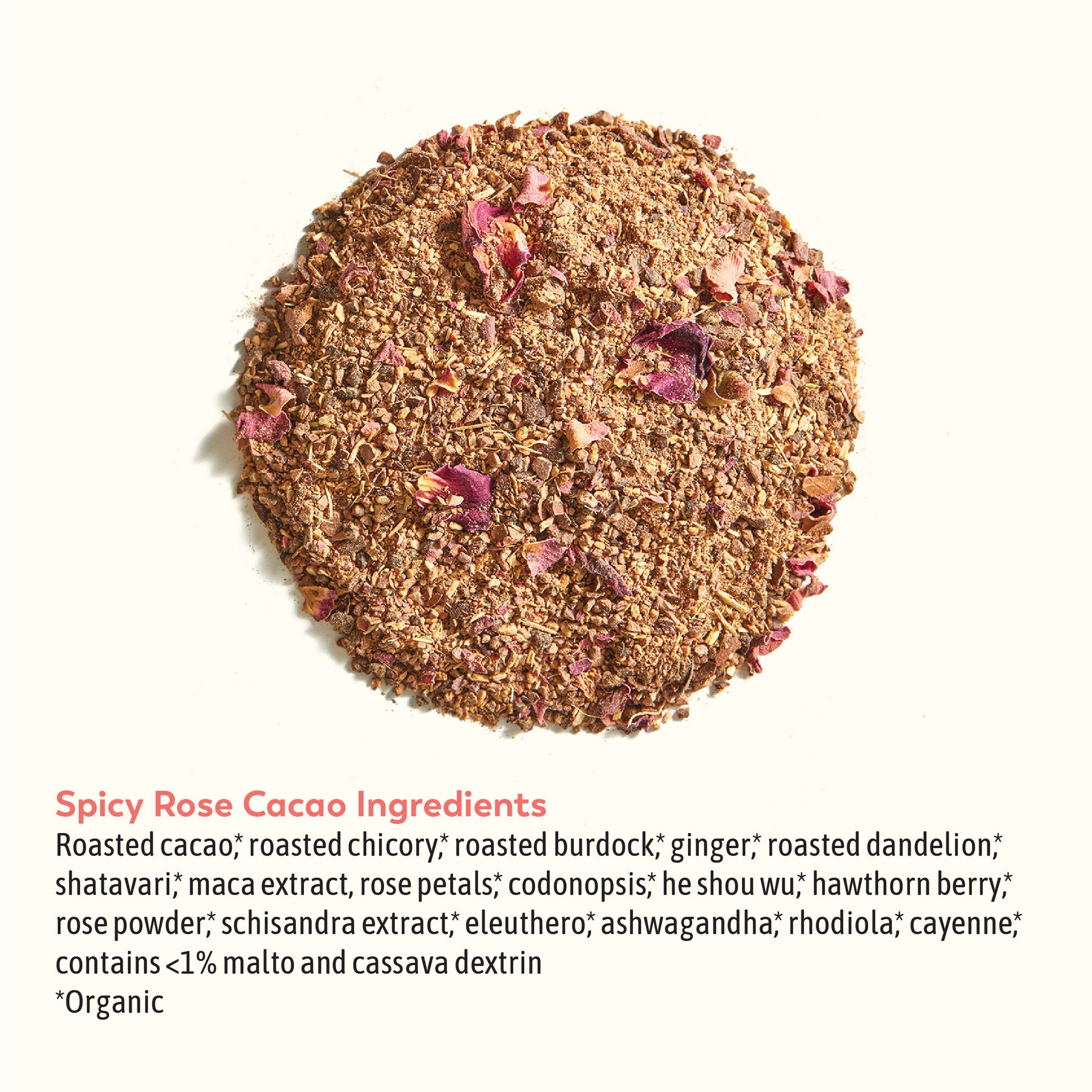 Spicy Rose Cacao | Adaptogens for Libido and Creativity – Rasa