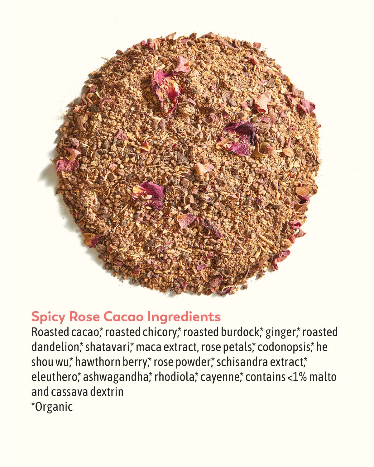 Spicy Rose Cacao | Adaptogens for Libido and Creativity – Rasa