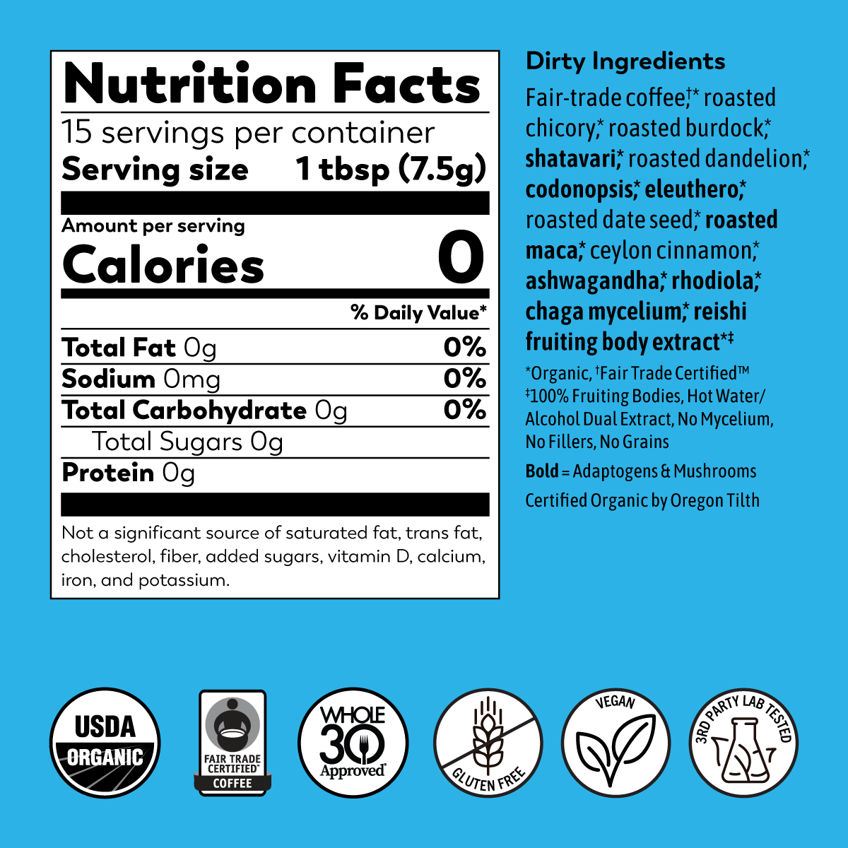 Adaptogenic Coffee Herbal Blend | Sweet and Chocolatey – Rasa