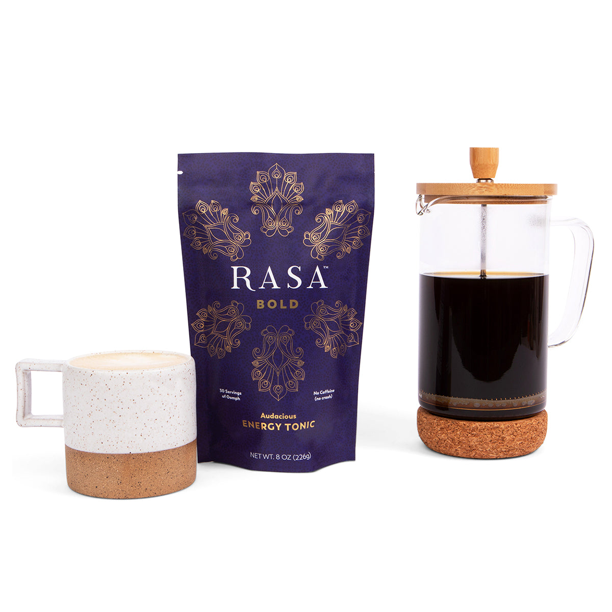 Bold Rasa Herbal Coffee Alternative | Adaptogens for Energy and Performance
