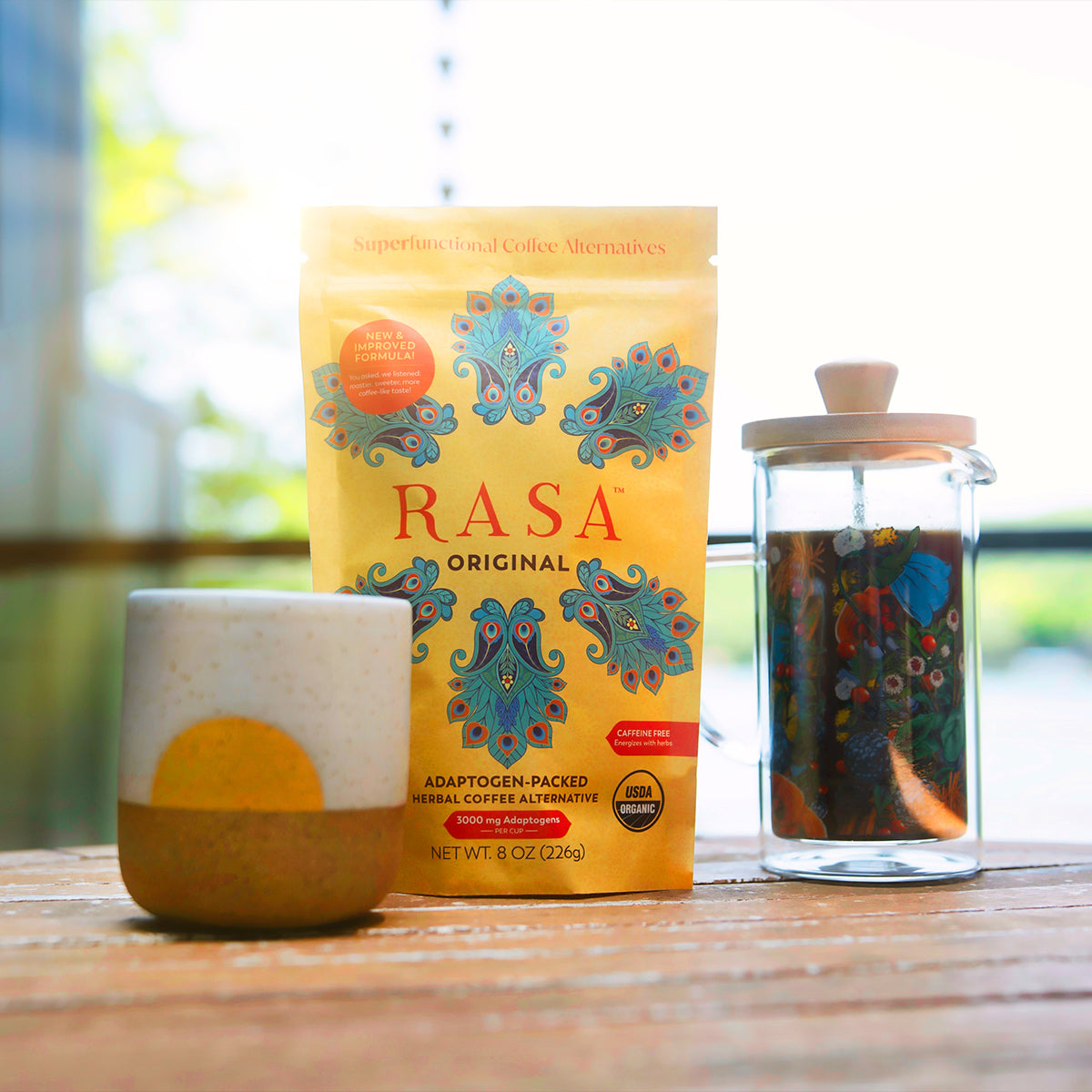 Original Rasa Herbal Coffee Alternative | Adaptogen Coffee Substitute