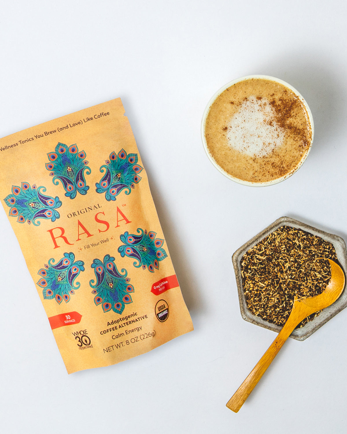 Original Rasa Herbal Coffee Alternative | Adaptogen Coffee Substitute